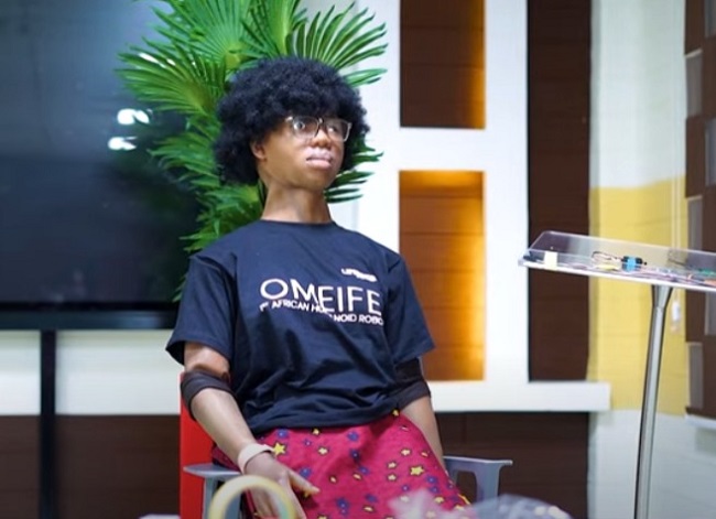 Nigerian start-up unveils Omeife, touted as Africa’s first humanoid ...