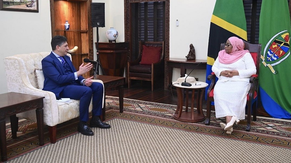 Joosub meets with the president of Tanzania, Suluhu