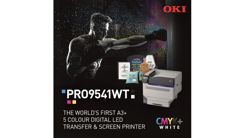 Pro9541WT A3+ digital transfer media printer delivers vibrant CMYK ...
