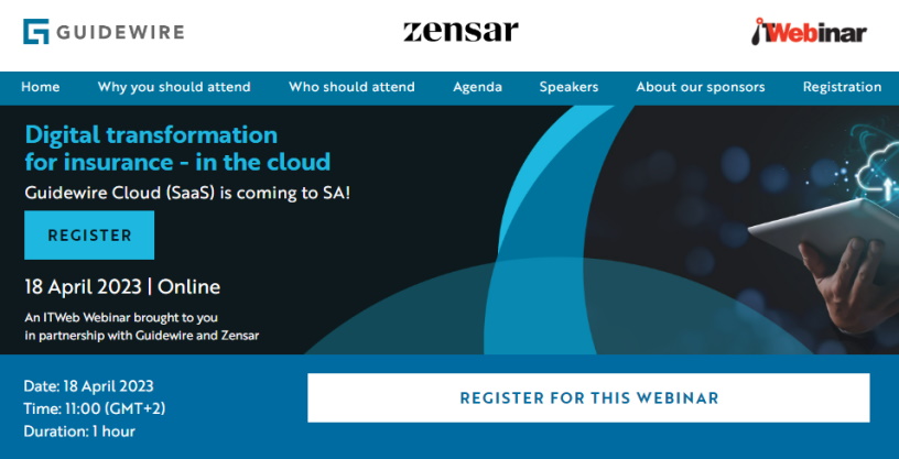 Webinar: Digital transformation for insurance – in the cloud | ITWeb