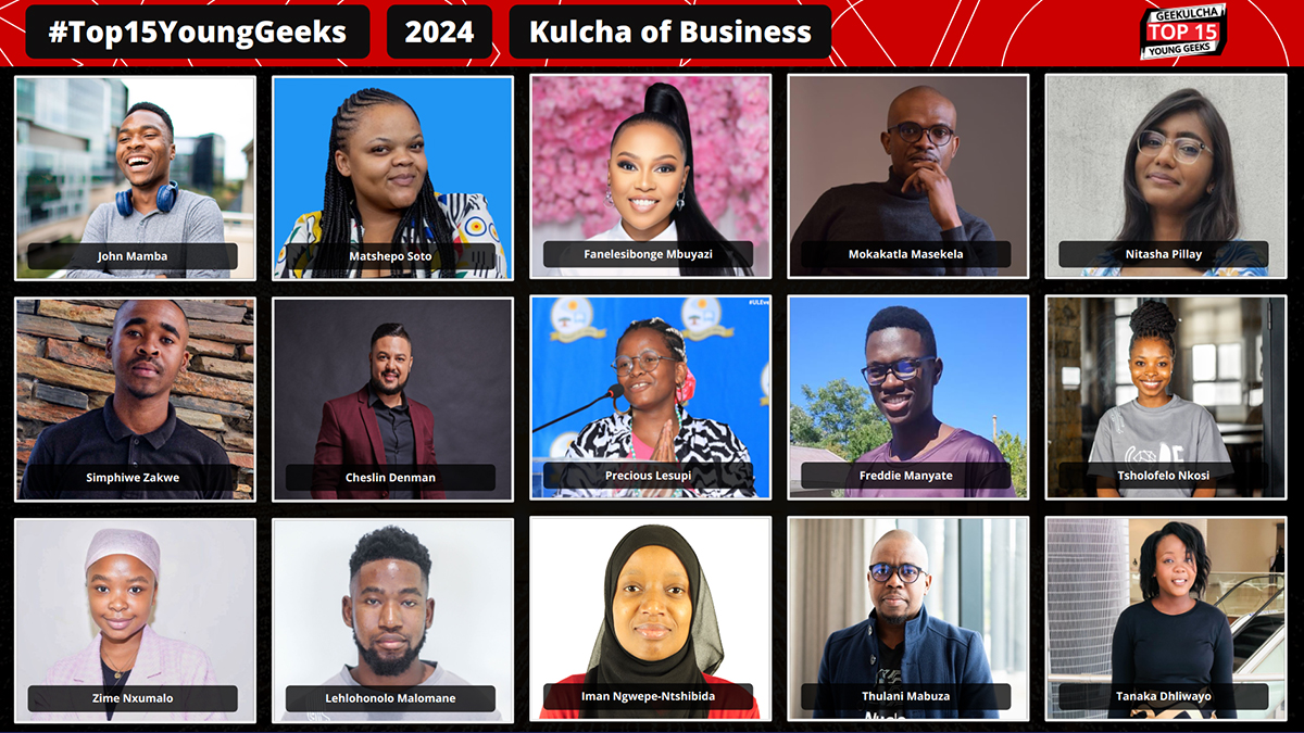 Geekulcha identifies Top 15 Young Geeks for 2024 | ITWeb