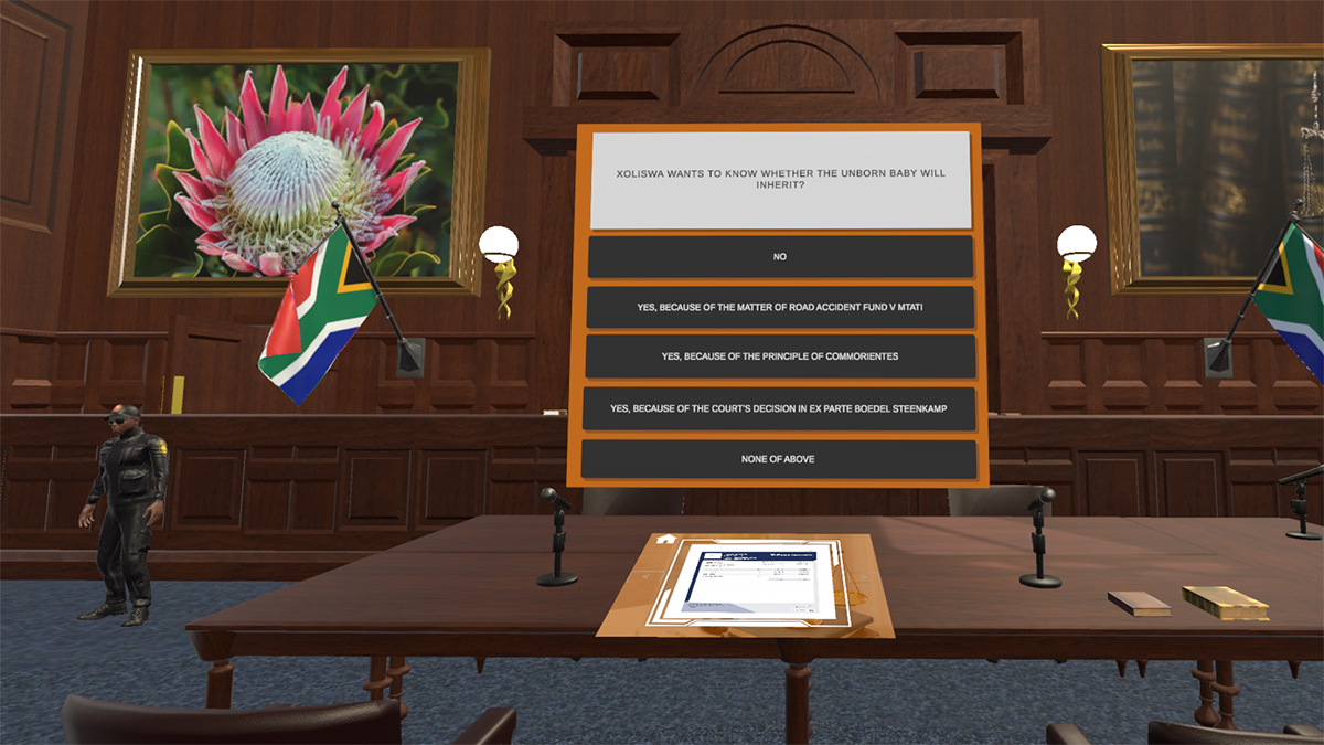 UJ intros virtual reality courtroom for law students | ITWeb