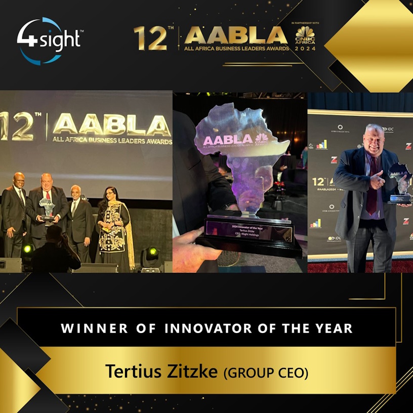Tertius Zitzke wins Innovator of the Year at 12th All African Business ...